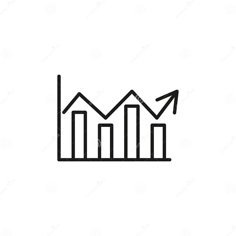 Average Icon Flat Line Symbol Set Stock Illustration - Illustration of ...