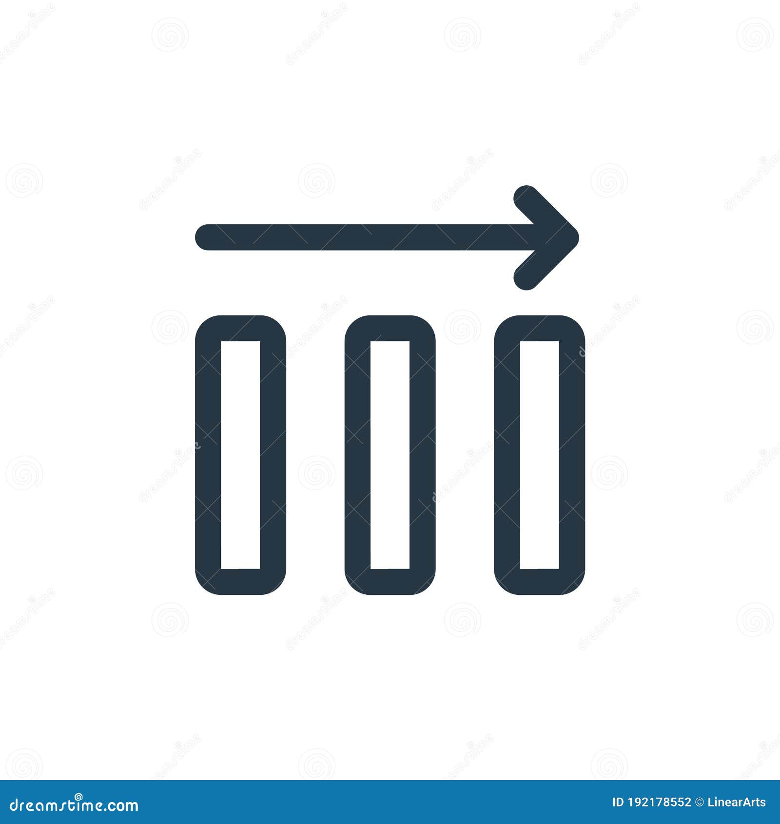 Average Icon Vector from Business Concept. Thin Line Illustration of ...