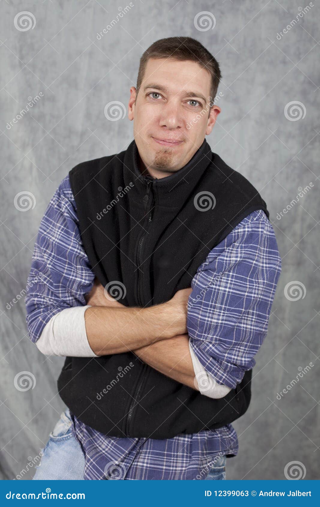 Average Joe stock image. Image of person, crossed, caucasian - 12399063