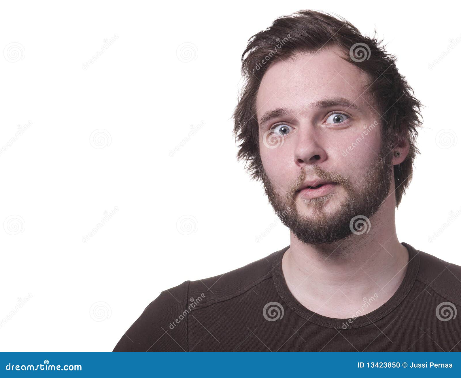 Average Joe surprised. stock photo. Image of funny, concept - 13423850
