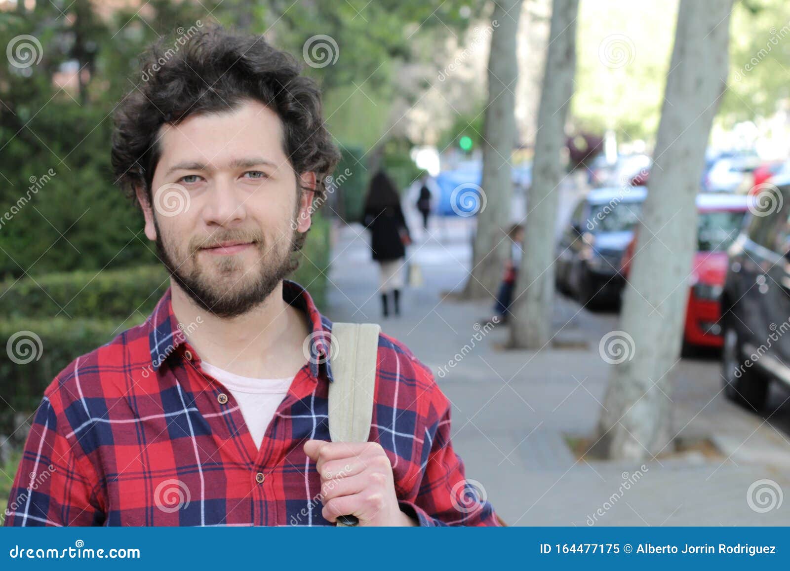 Average Looking Ethnically Ambiguous Young Man Outdoors Stock Image ...