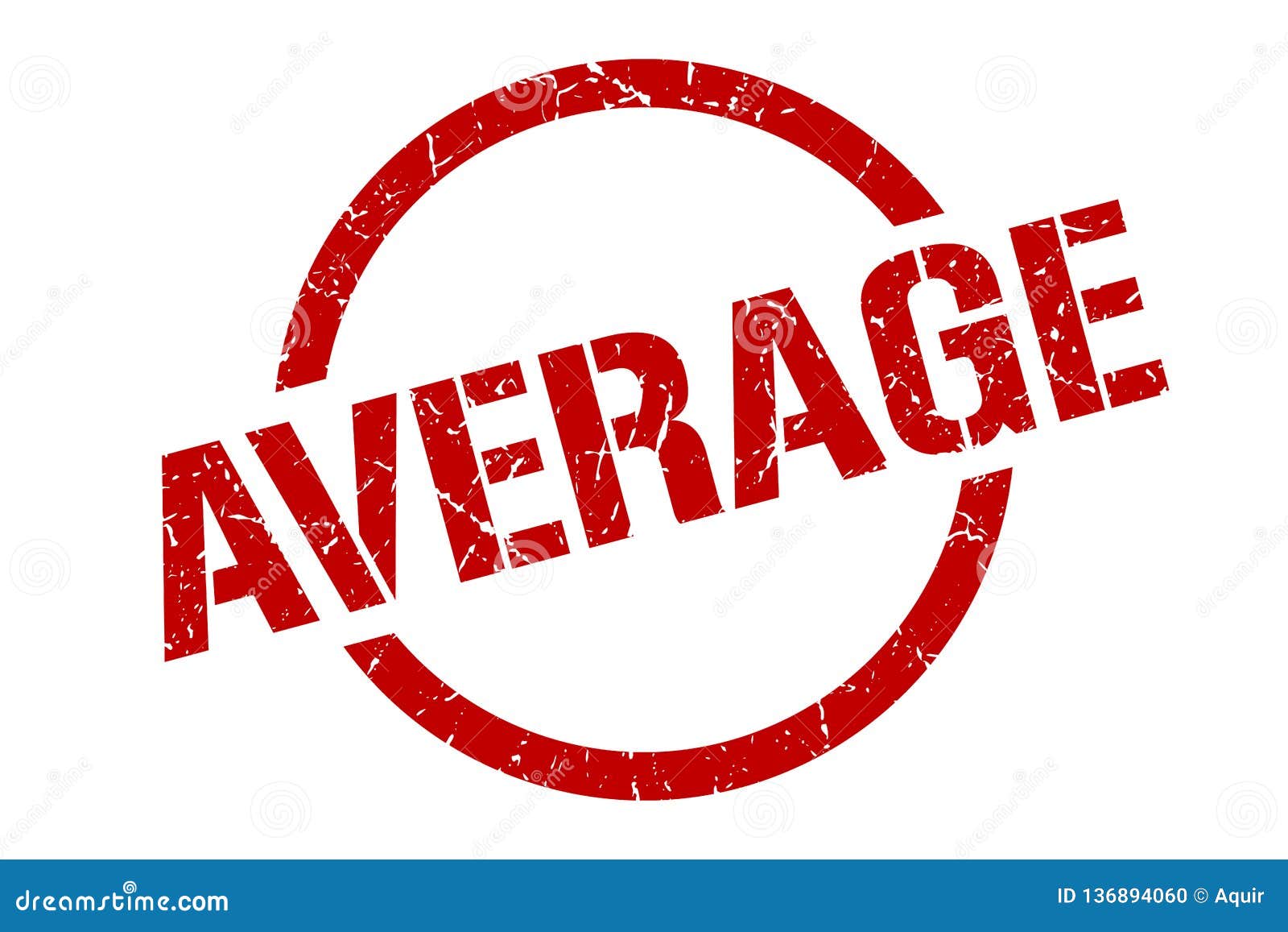 Average stamp stock vector. Illustration of circle, label - 136894060