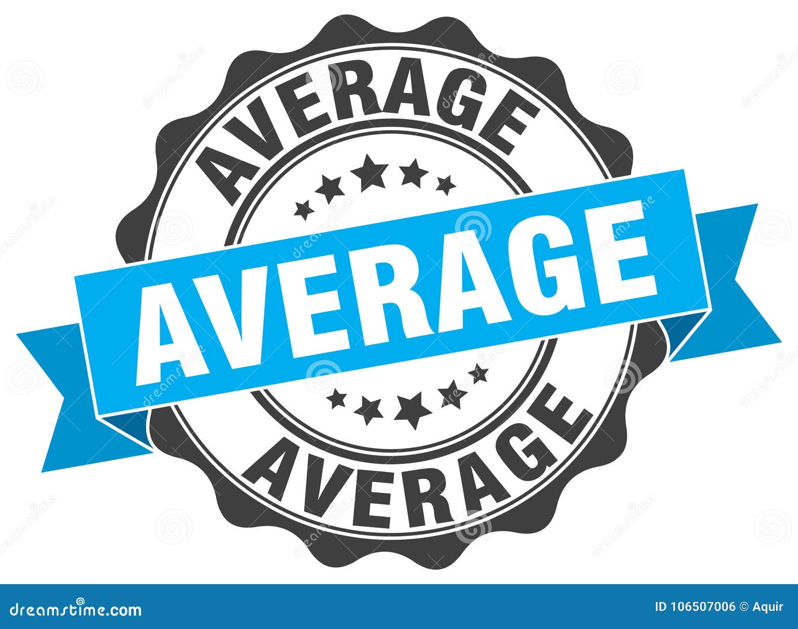 Average Seal Vector Illustration | CartoonDealer.com #106507006