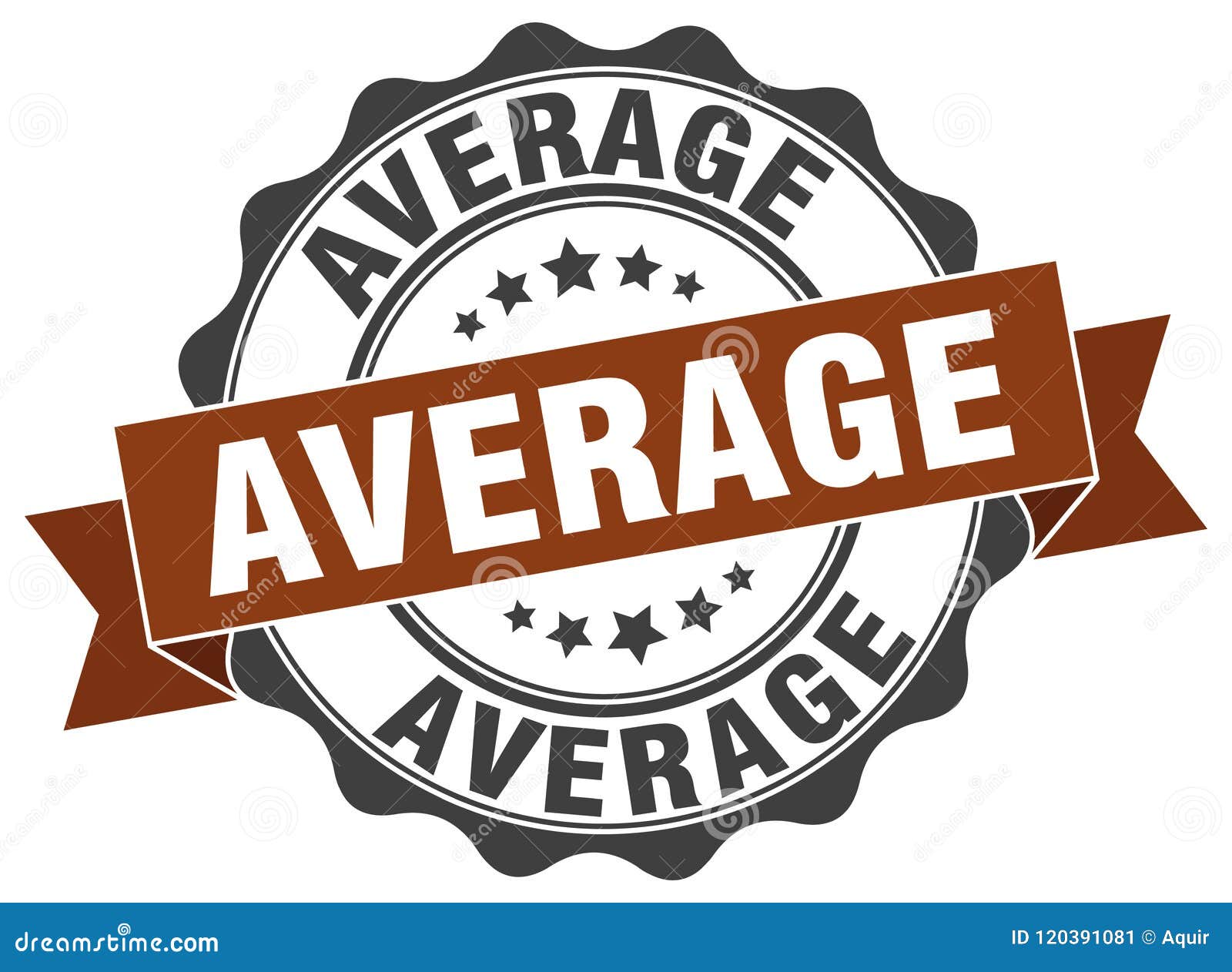 Average Seal Vector Illustration | CartoonDealer.com #106507006