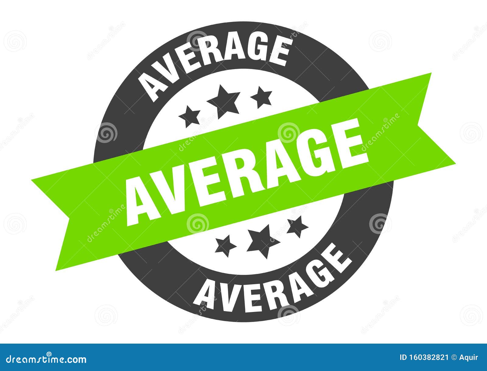Average sign stock vector. Illustration of peeler, template - 160382821