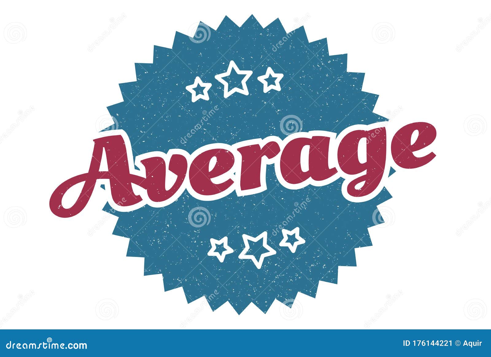 Average Sign. Average Vintage Retro Label Stock Vector - Illustration ...