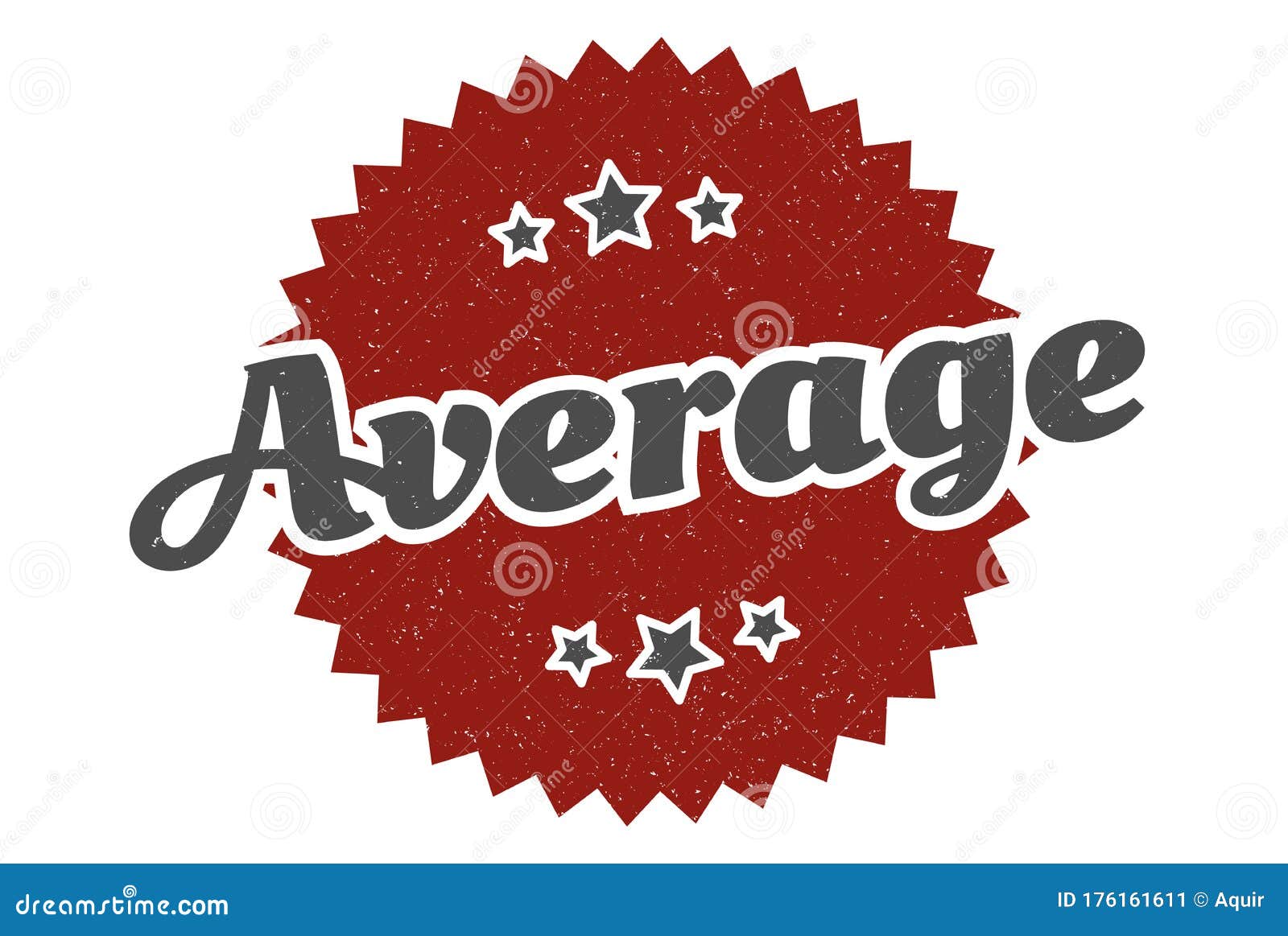 Average Sign. Average Vintage Retro Label Stock Vector - Illustration ...