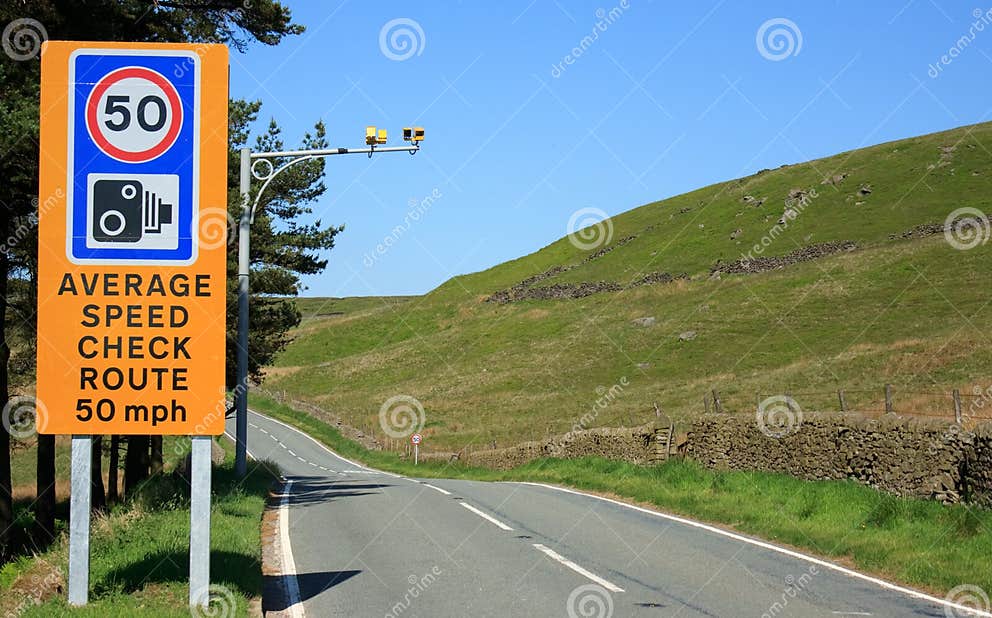 Average speed camera stock image. Image of speeding, slow - 14841565