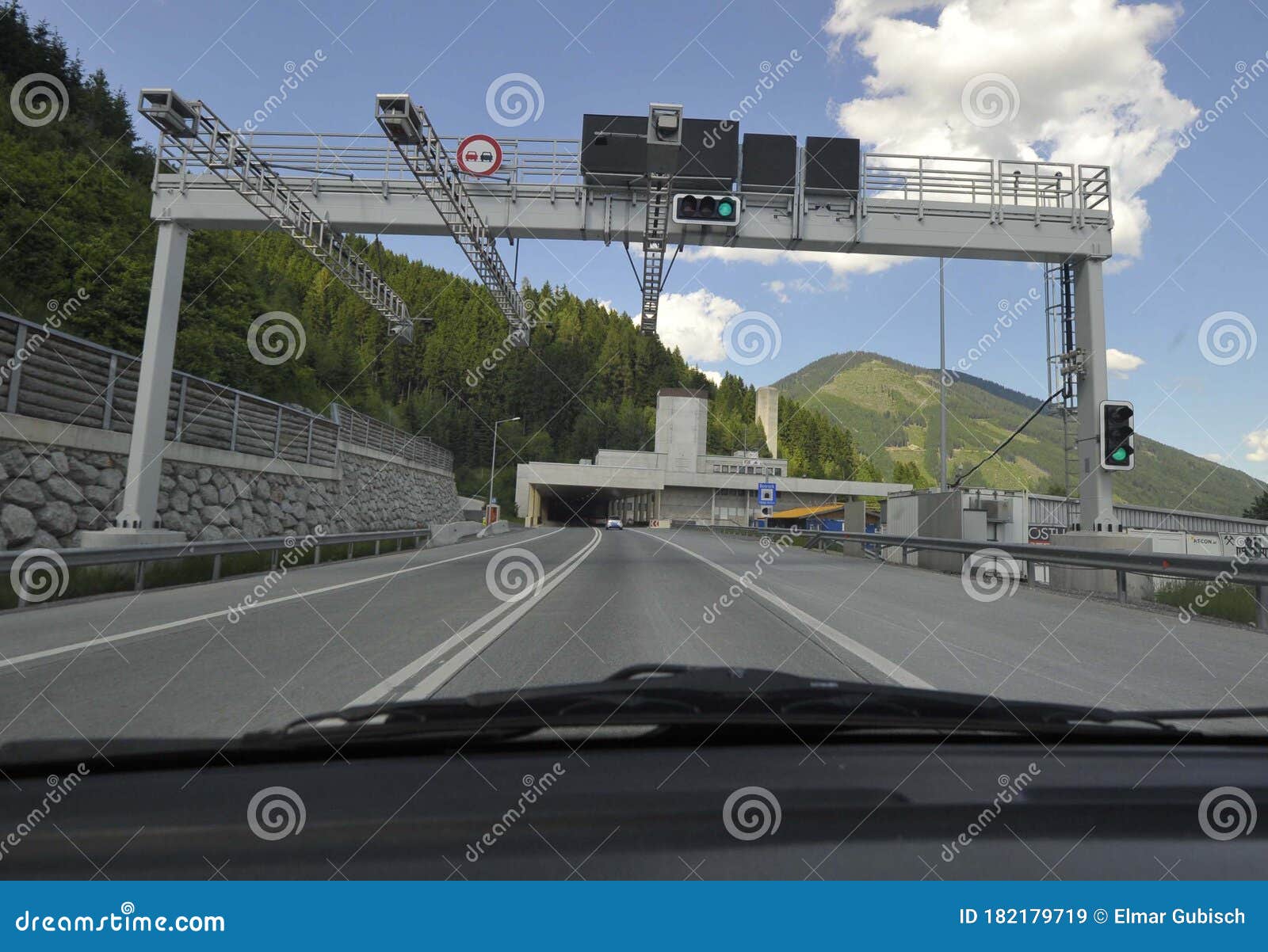 Average Speed Check on Motorway Stock Image - Image of road, speed ...