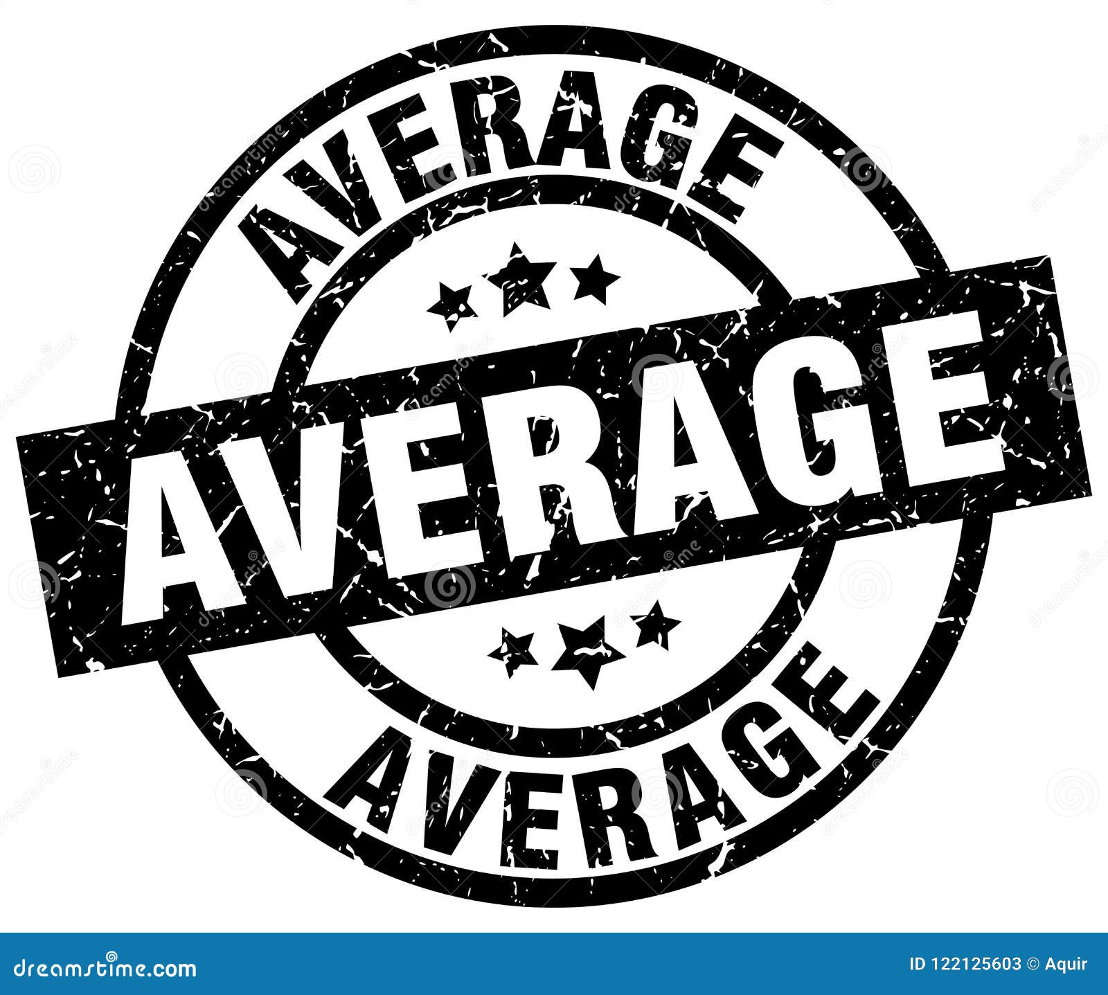 Average stamp stock vector. Illustration of badge, label - 122125603