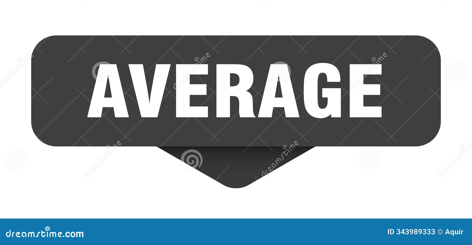 Average Sticker. Average Sign On Transparent Background Vector ...