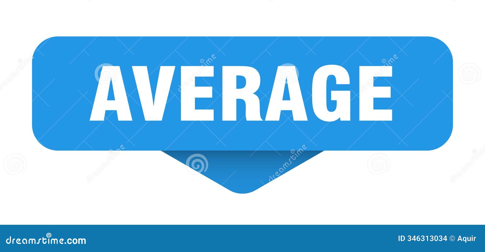 Average Sticker. Average Sign On Transparent Background Vector ...