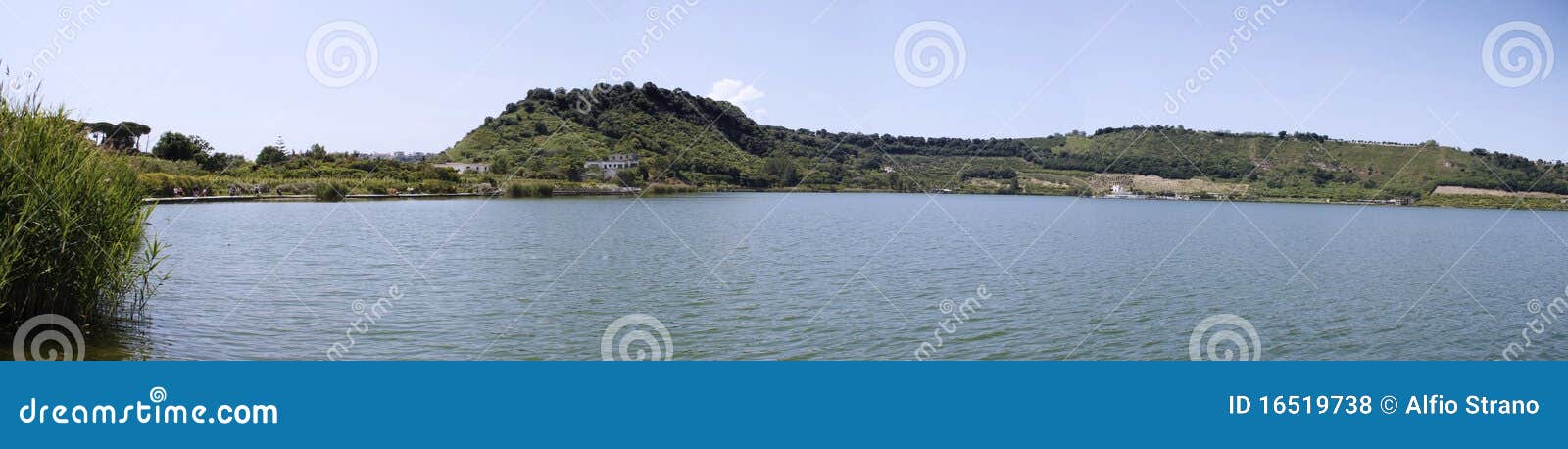 Averno Lake stock photo. Image of italia, averno, napoli - 16519738