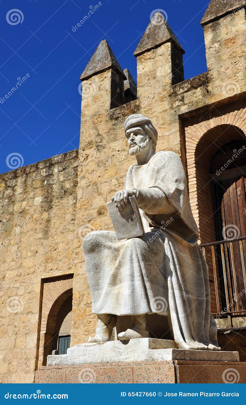 Averroes, Arab Philosopher of Cordoba, Spain Stock Photo - Image of ...