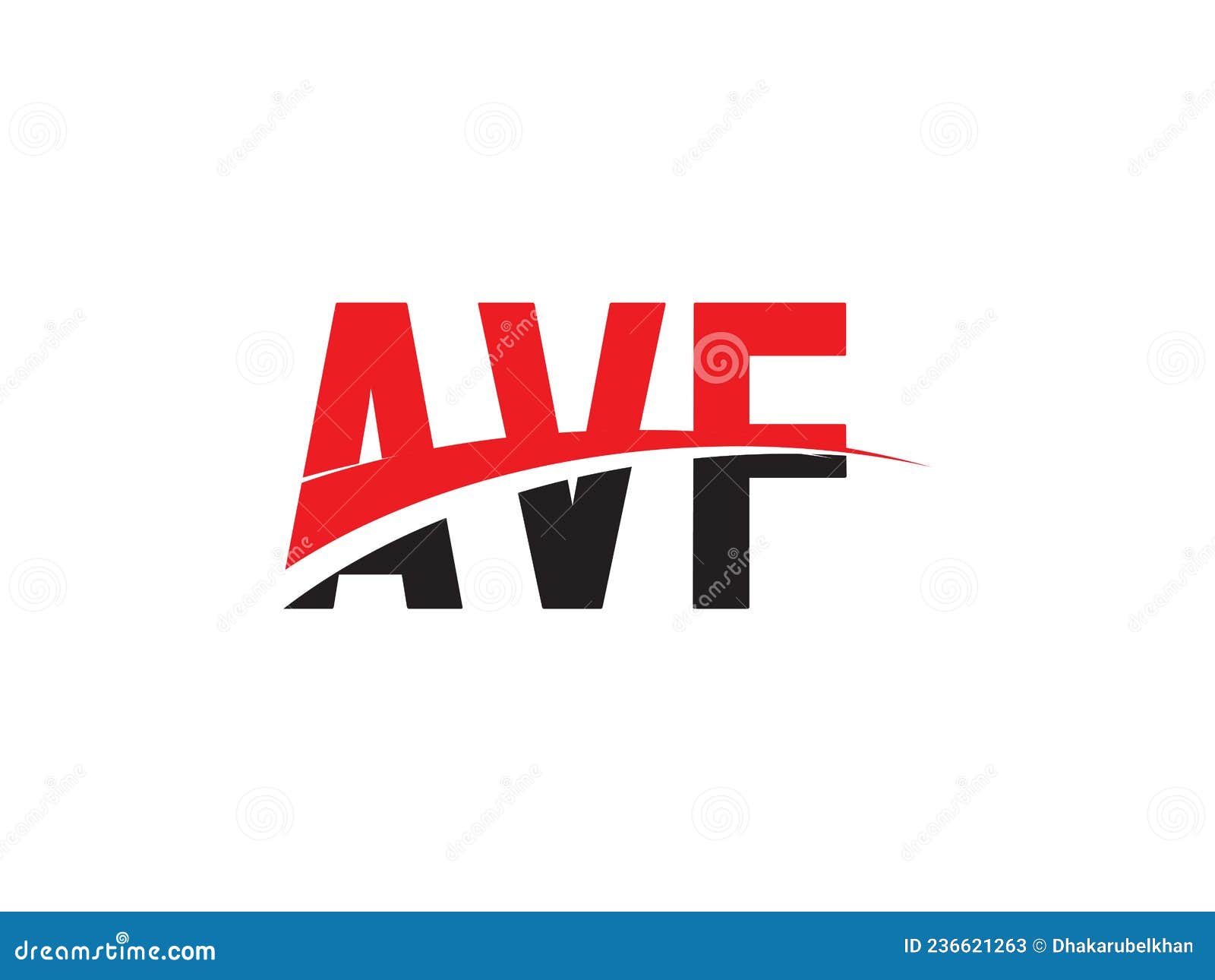 AVF Letter Initial Logo Design Vector Illustration Stock Vector ...