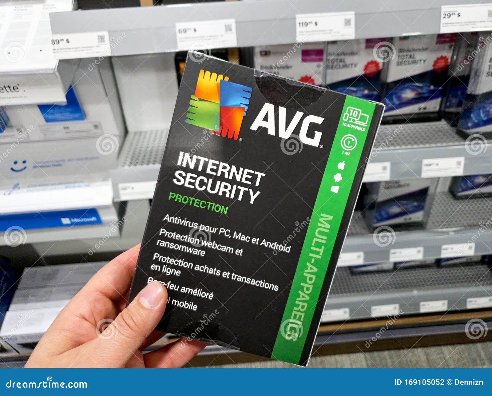AVG Internet Security App and License Editorial Photography - Image of ...
