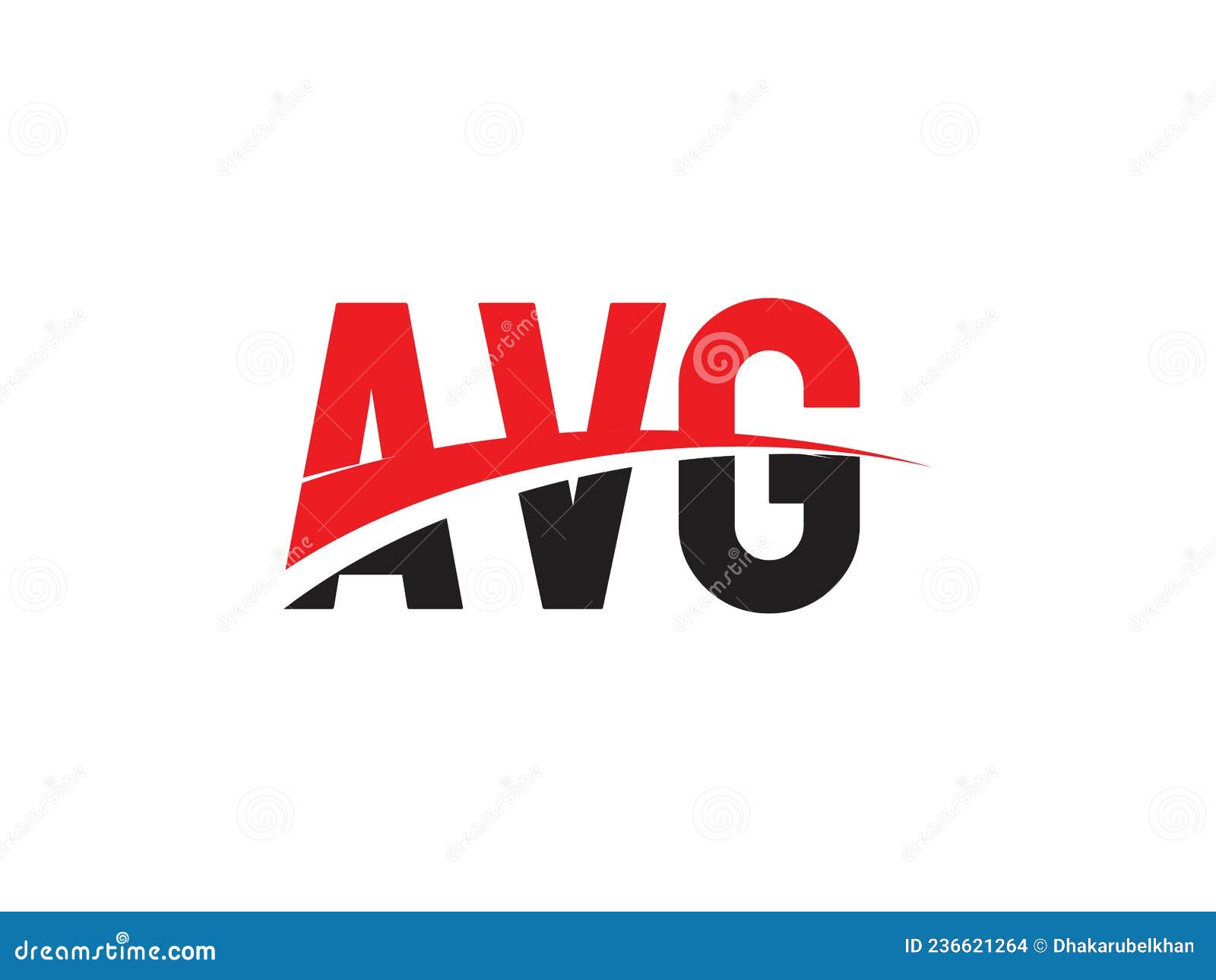 AVG Letter Initial Logo Design Vector Illustration Stock Vector ...
