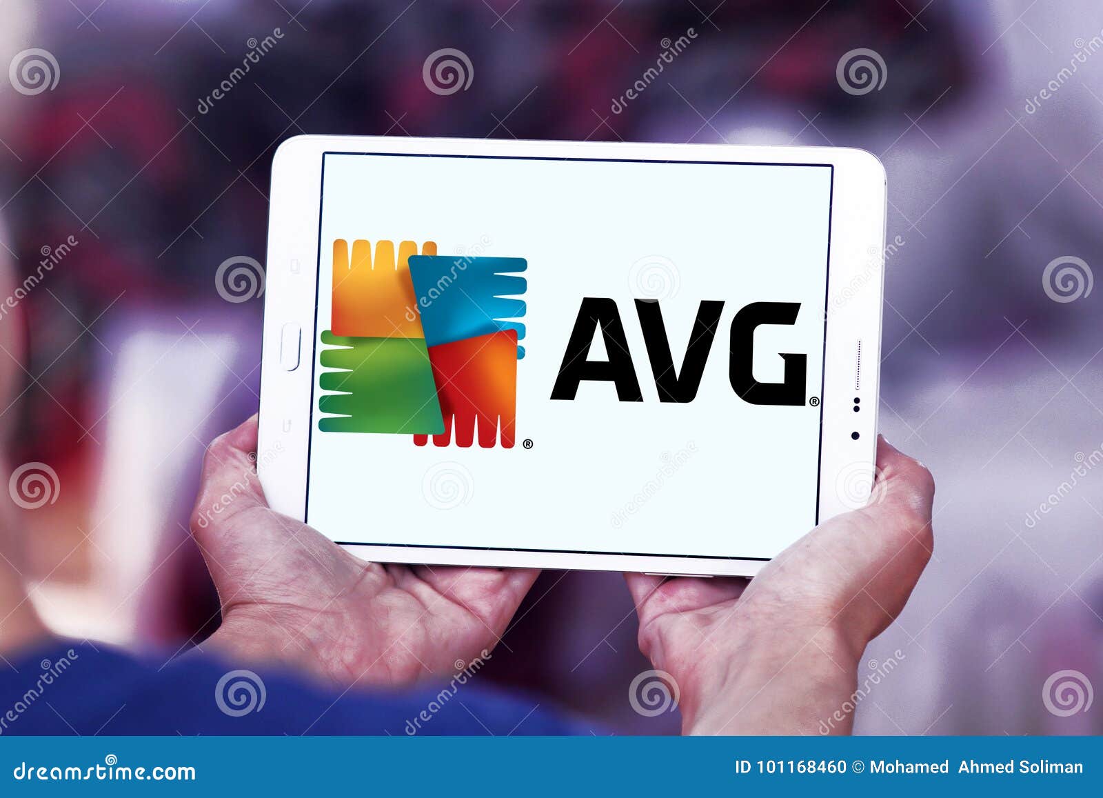 AVG Technologies Company Logo Editorial Image - Image of mobile ...