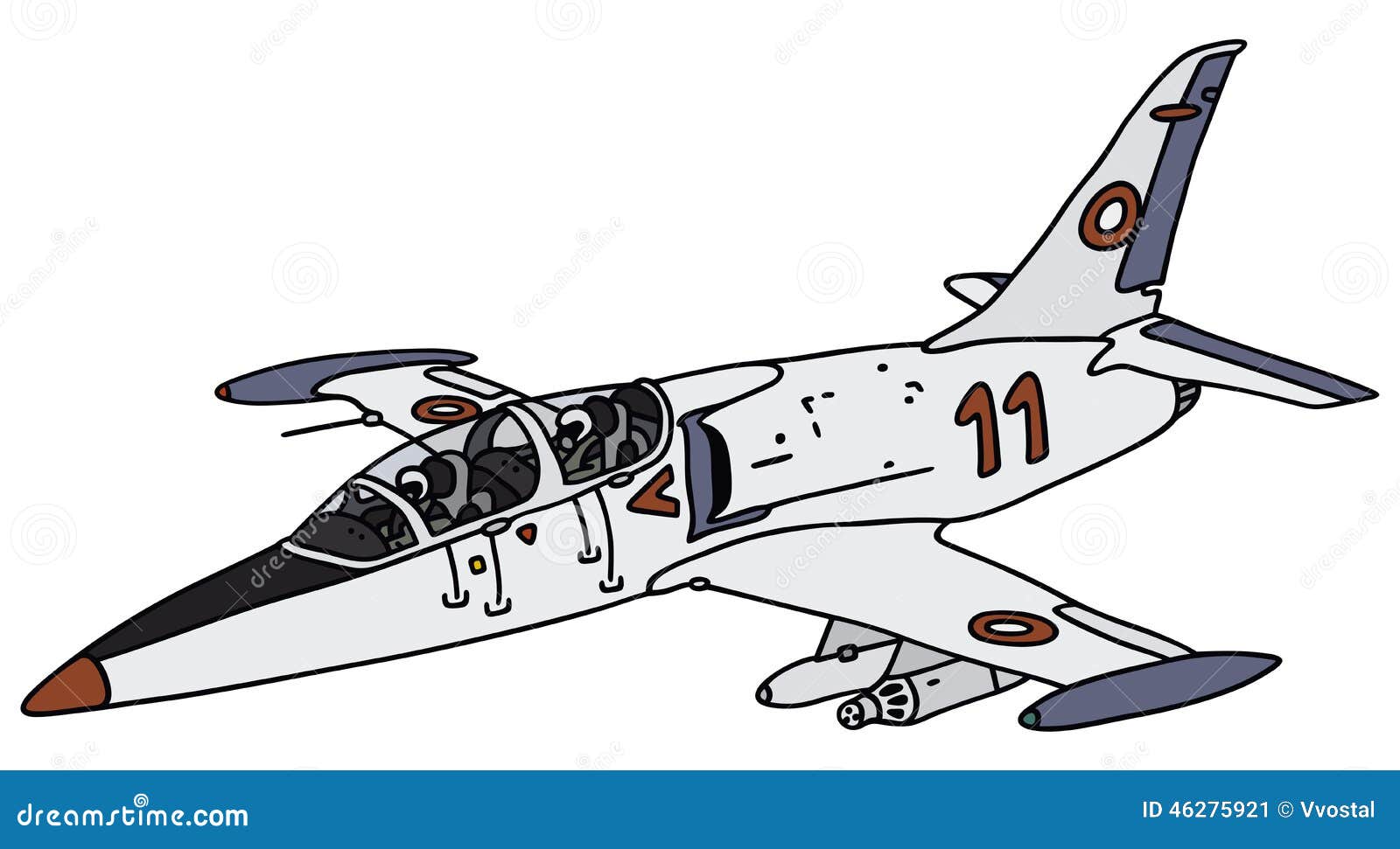 Aviões de jato ilustração do vetor. Ilustração de branco - 46275921