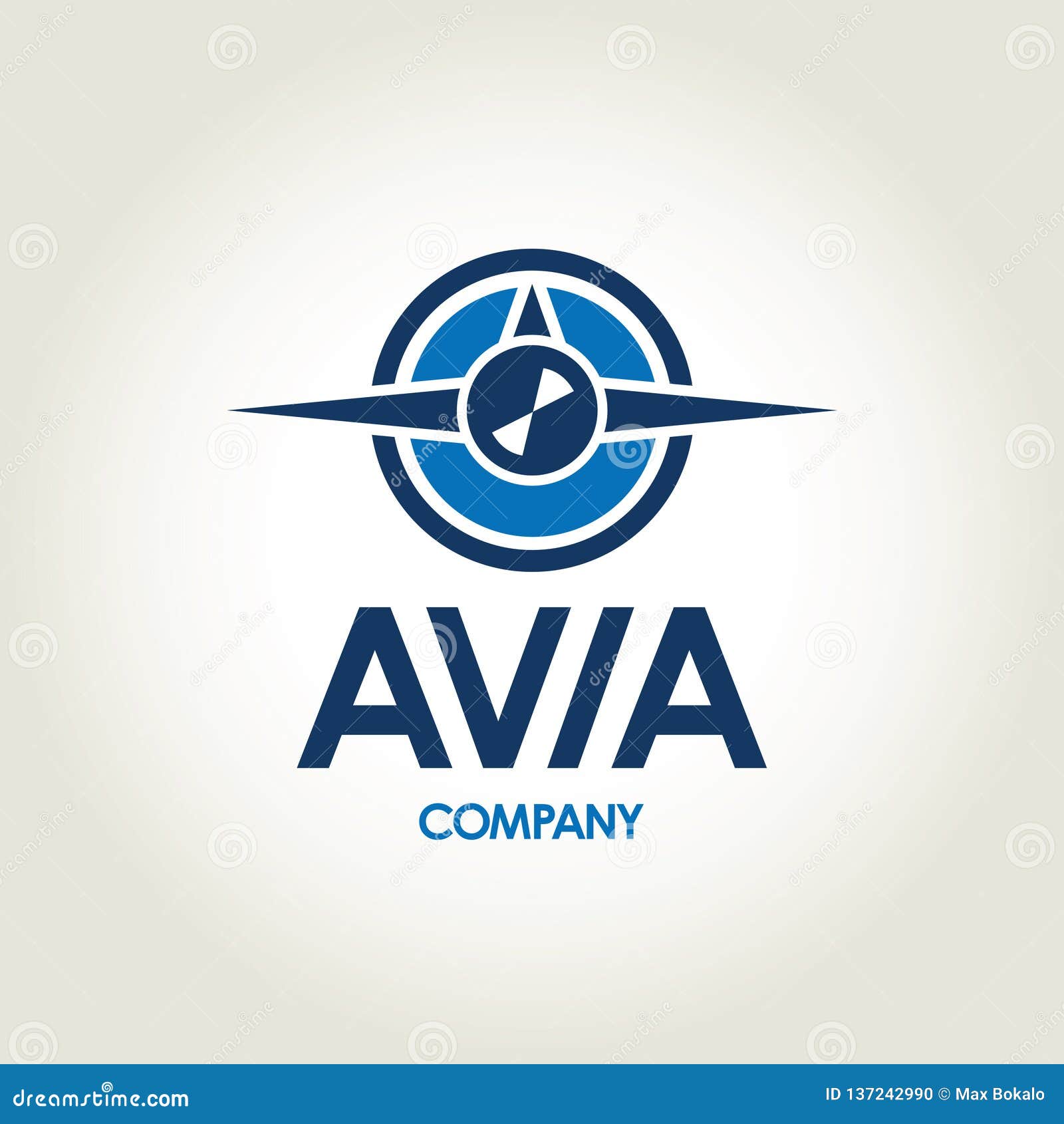 Avia company vector logo editorial image. Illustration of blue - 137242990