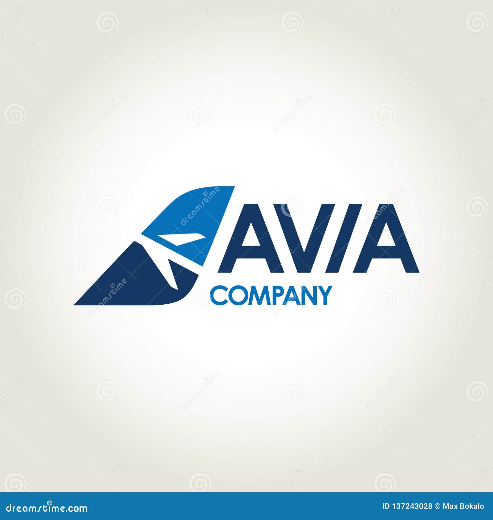 Avia company vector logo editorial stock photo. Illustration of blue ...