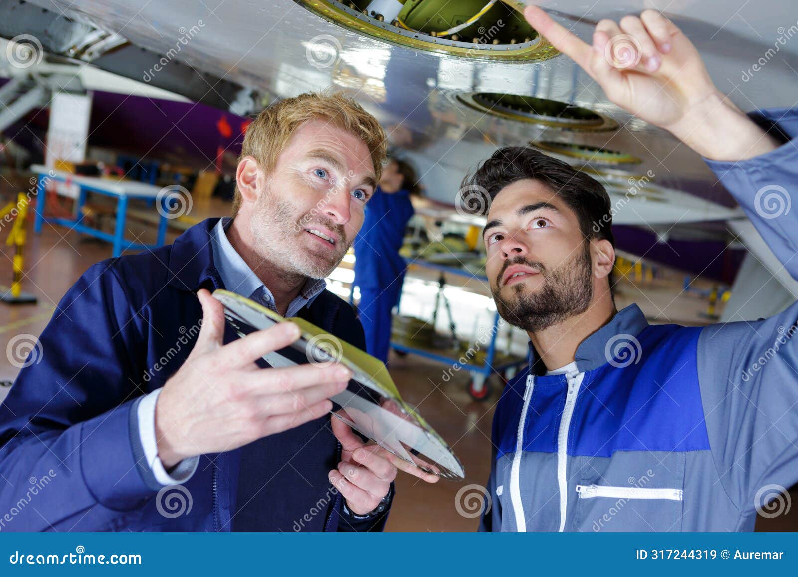 Aviation Assembling Team at Work Stock Image - Image of occupation ... Aviation Assembling Team at Work Stock Image - Image of occupation ...