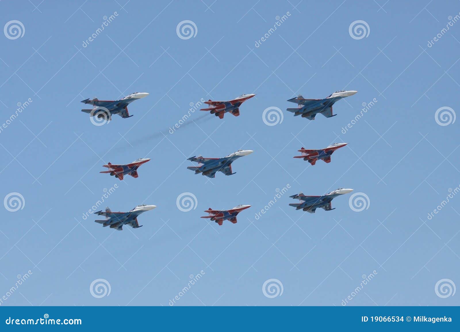 Aviation group on parade editorial stock image. Image of synchronously ...