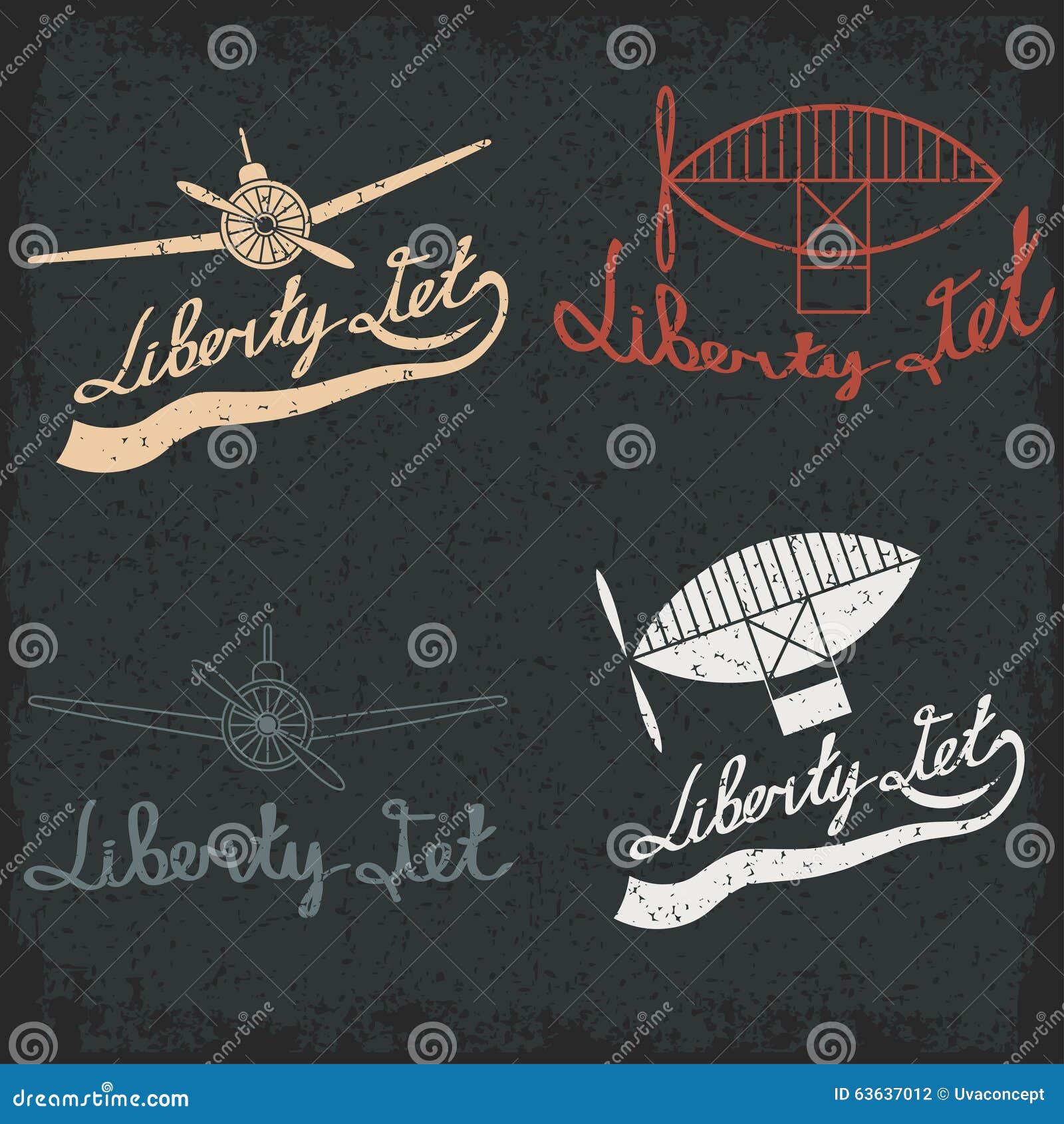 Aviation grunge labels set stock vector. Illustration of poster - 63637012