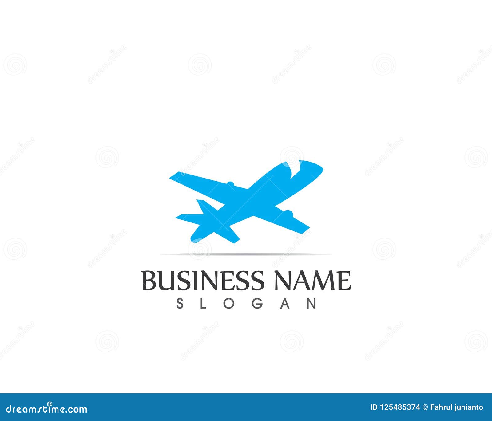 Aviation Logo Design Vector Template Stock Vector - Illustration of ...