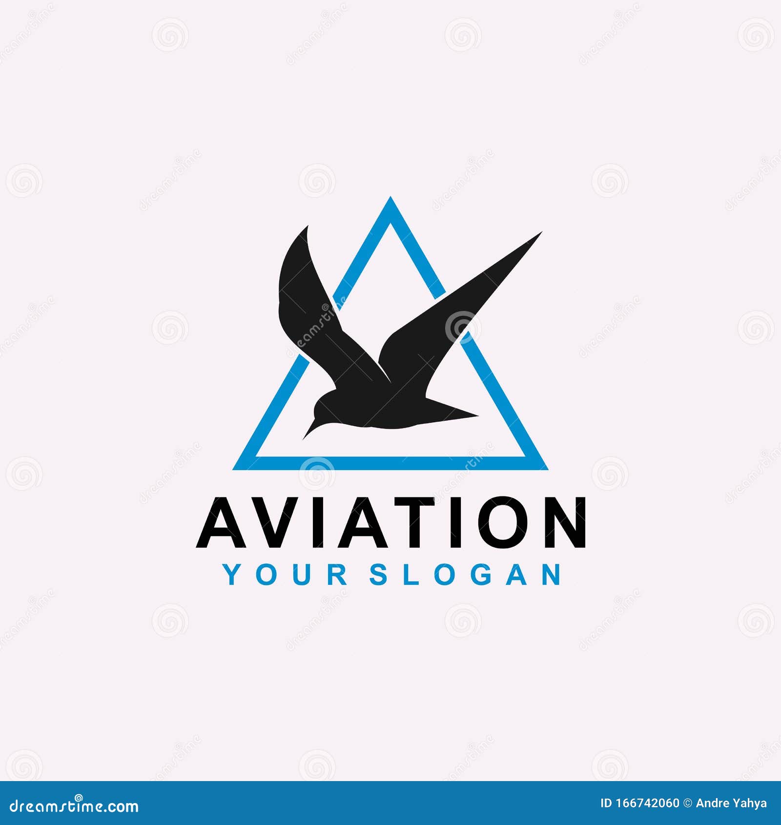 Aviation logo template stock illustration. Illustration of shape ...