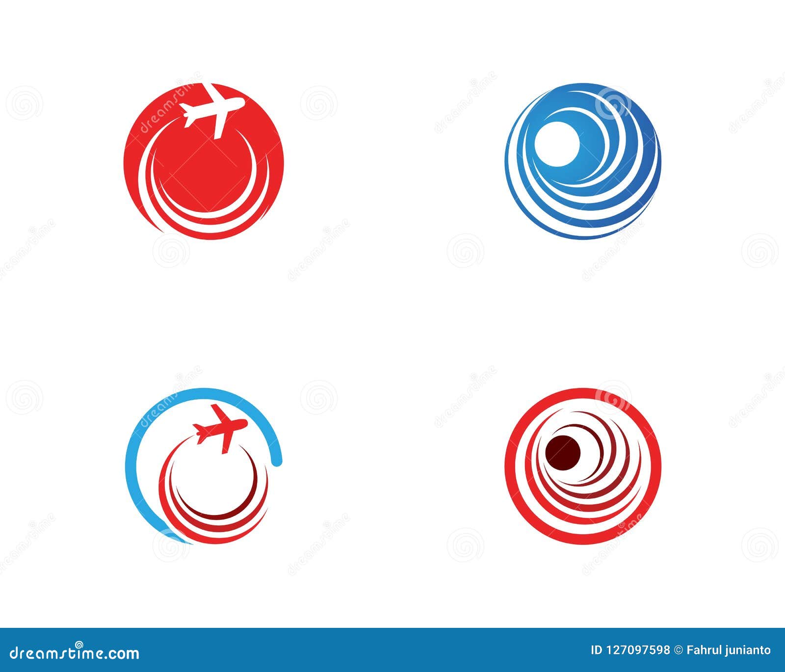 Aviation Logo Vector Template Stock Vector - Illustration of design ...