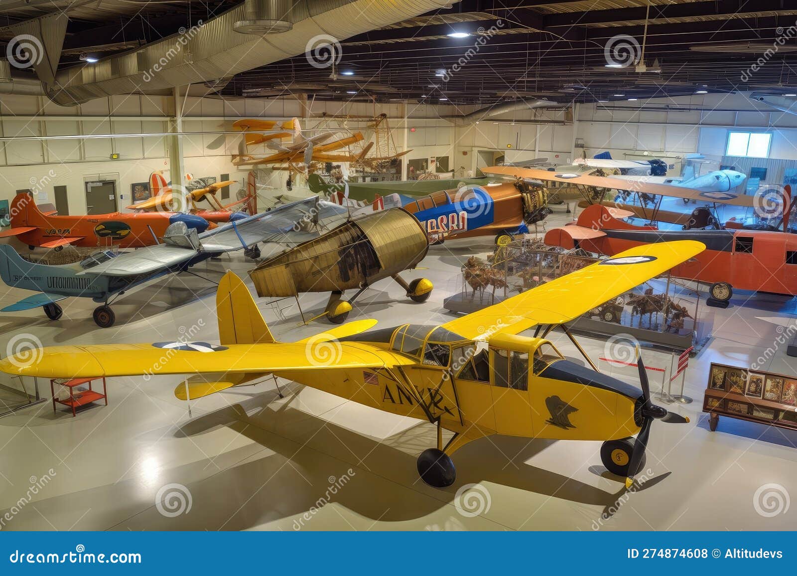 Aviation Museum, Showcasing the History of Aviation with Vintage Planes ...