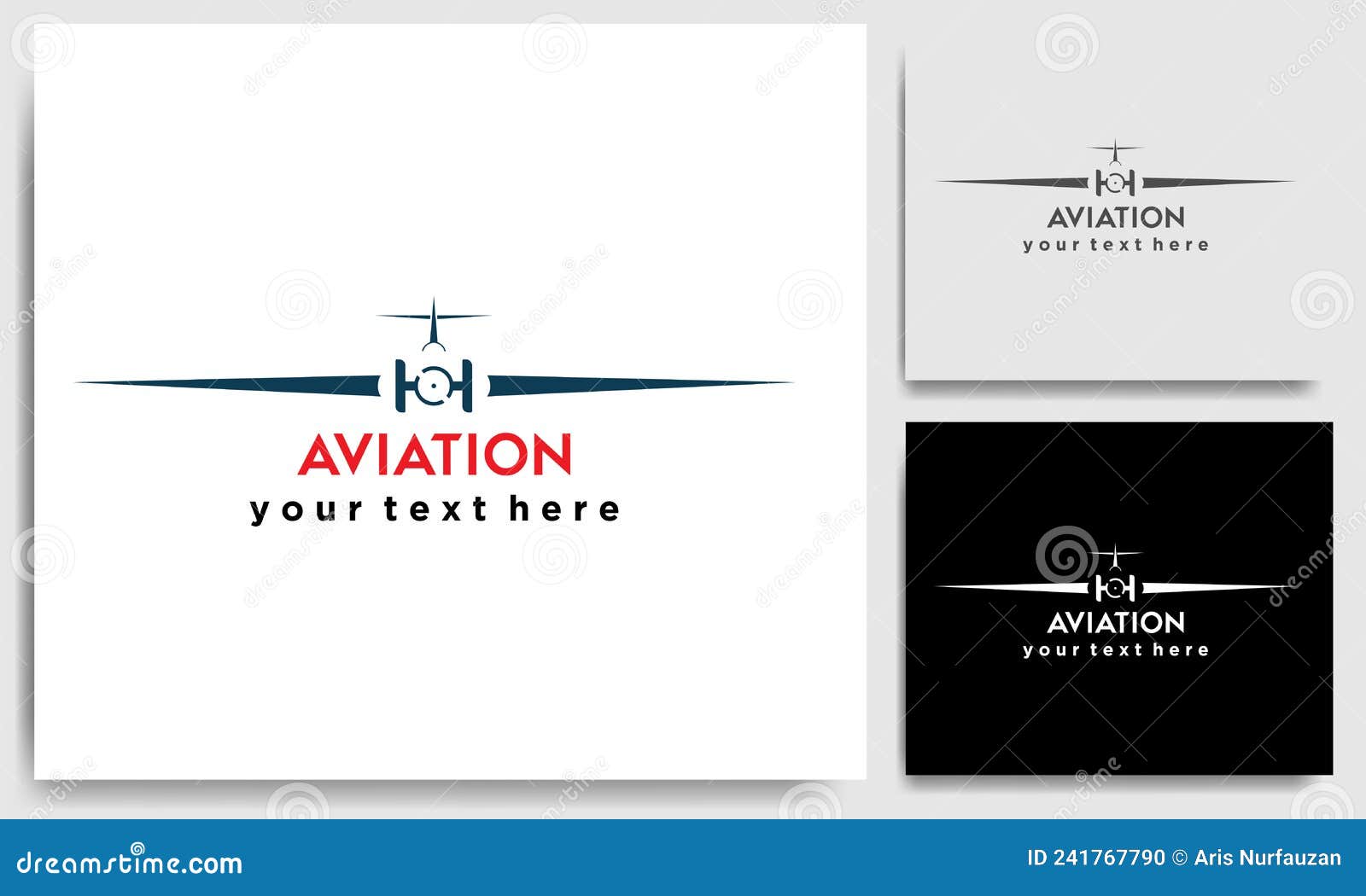Aviation School Academy Flight Logo Design Vector Stock Vector ...
