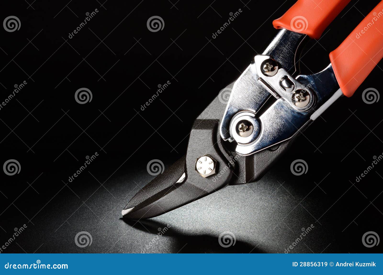 Aviation tin snips stock image. Image of work, scissors - 28856319