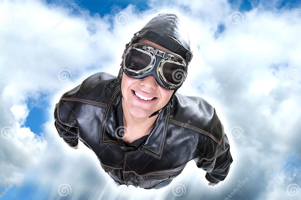 Aviator flying stock photo. Image of people, dream, human - 24146364