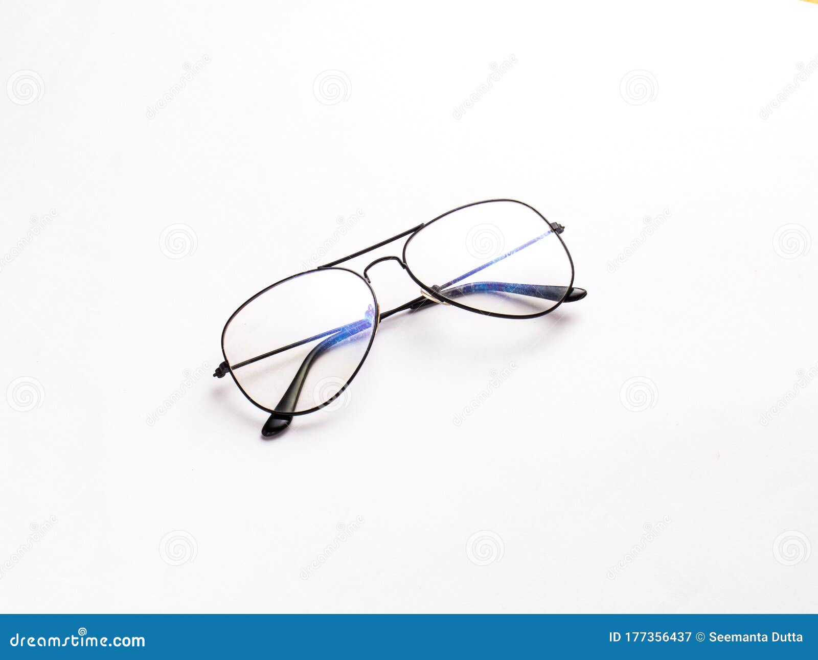 Aviator Frame Isolated Stock Image. Stock Image - Image of health, lens ...