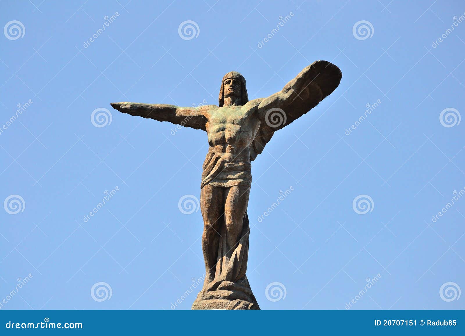 Statues Memorialize The Dead In The Ancient Tomb And Cemetery Of ...