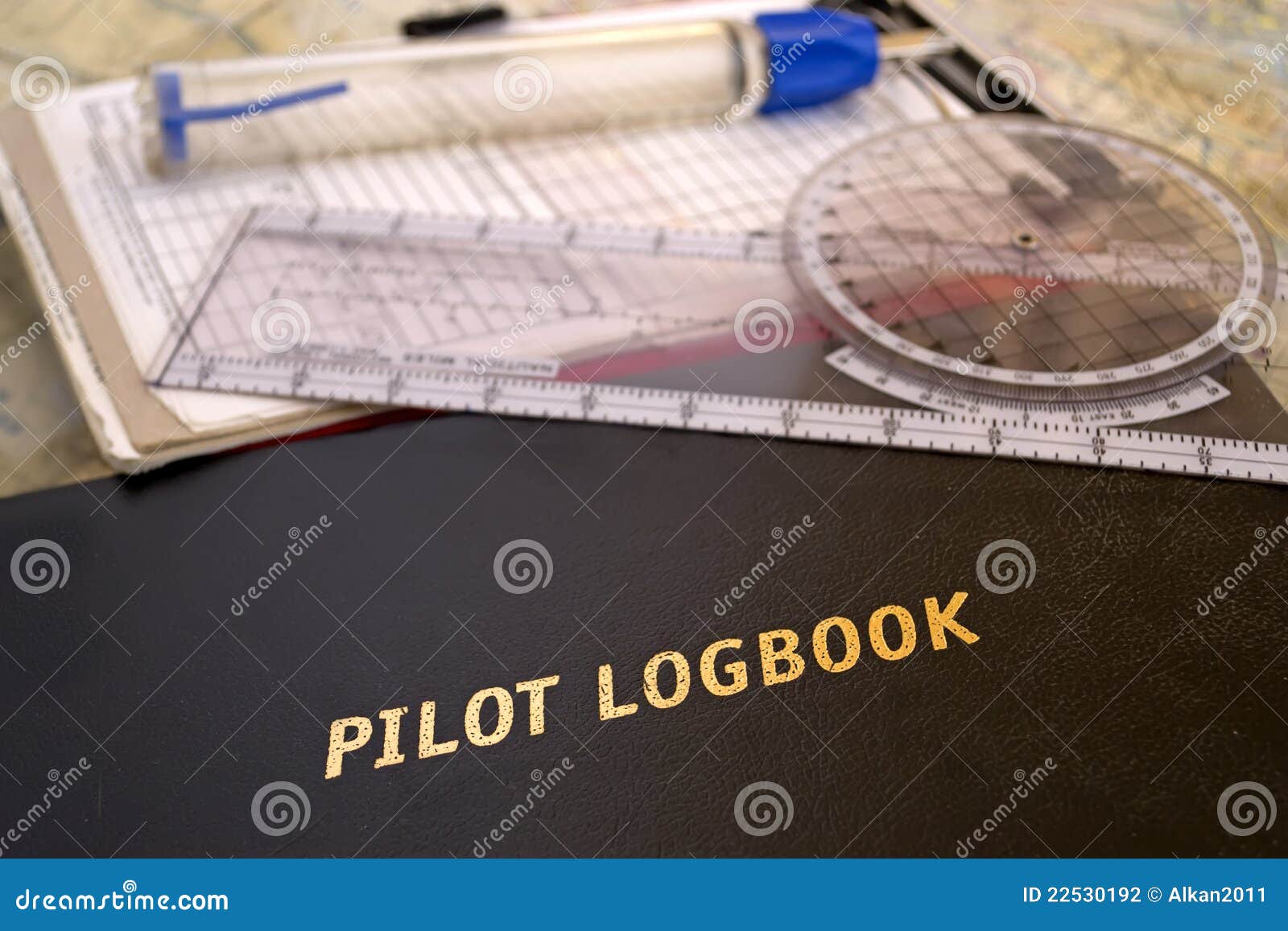 Aviator logbook stock photo. Image of planning, fuel - 22530192