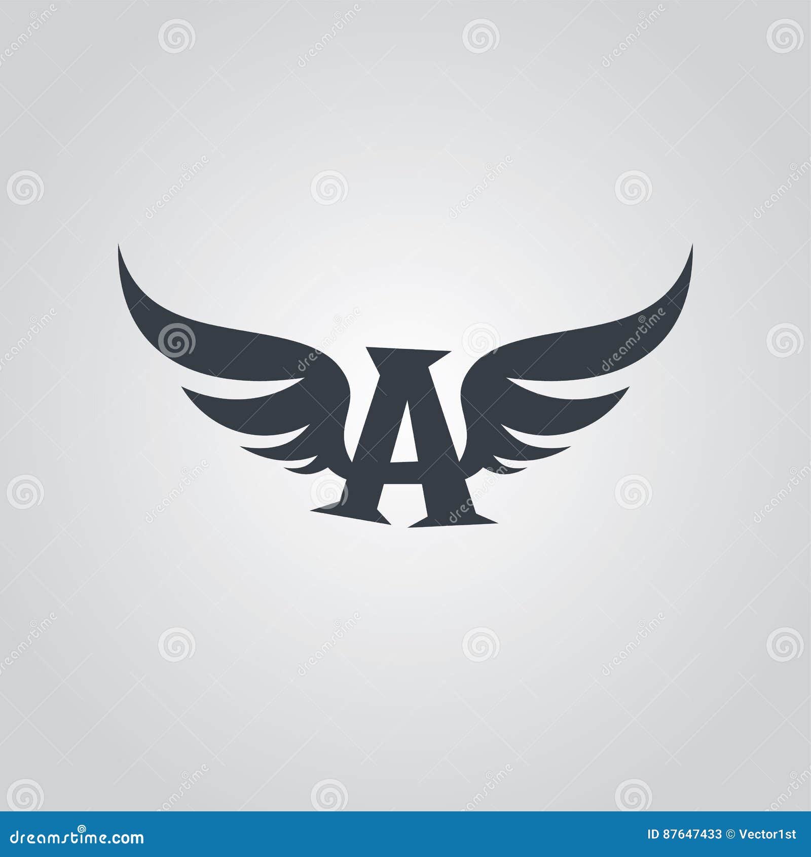 Aviator Symbol Logo Logotype Theme Cartoon Vector | CartoonDealer.com ...