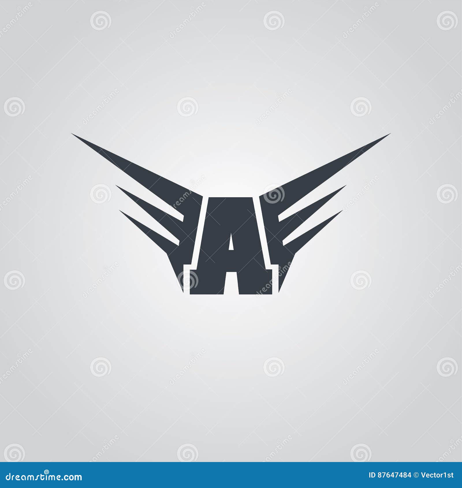 Aviator Symbol Logo Logotype Theme Stock Vector - Illustration of ...