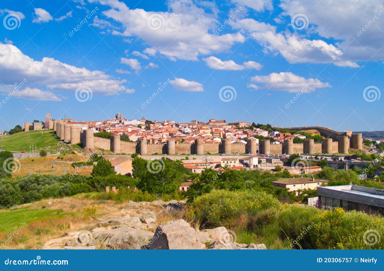Avila antico, Spagna immagine stock. Immagine di estate - 20306757