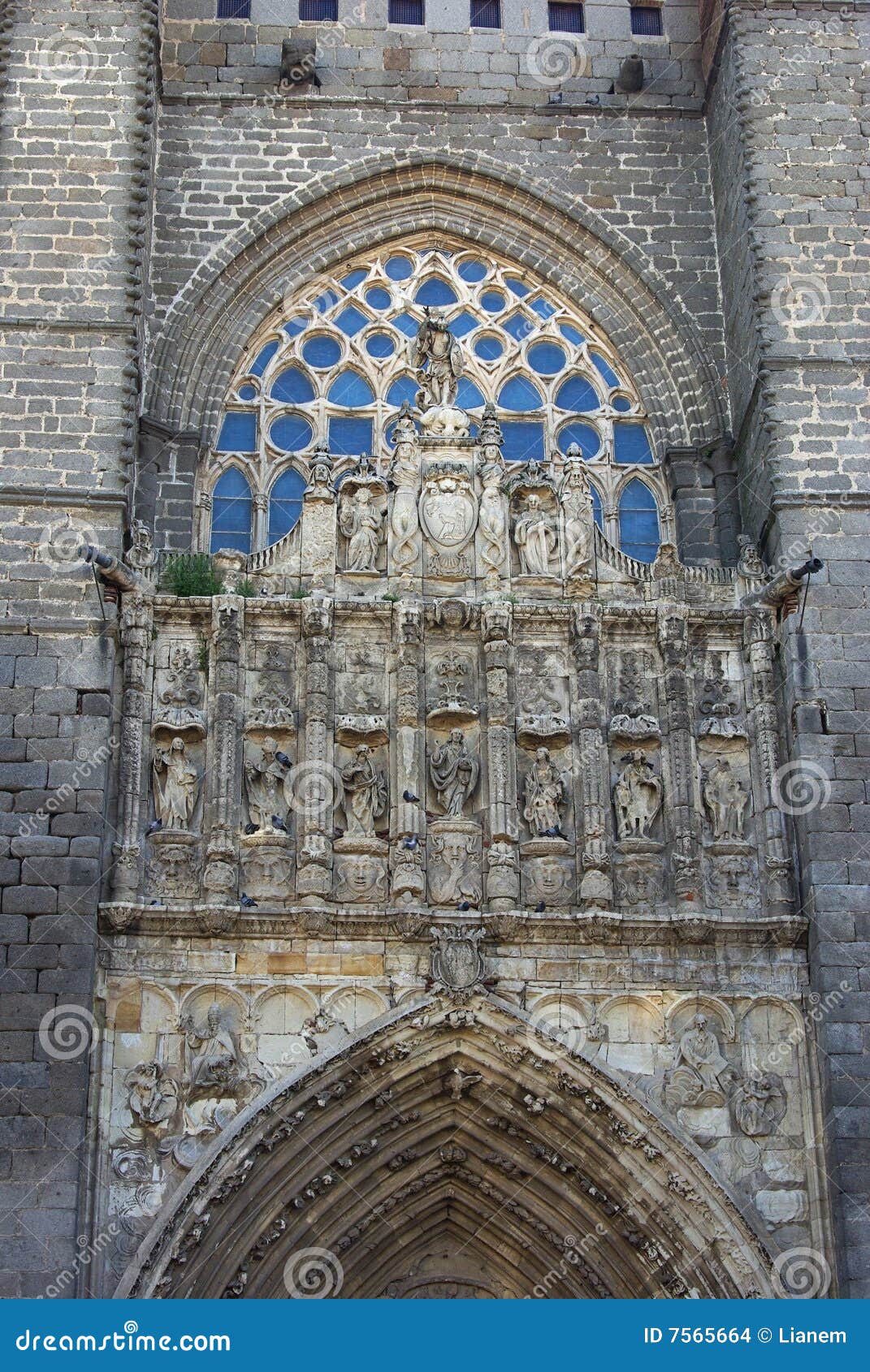 Avila cathedral stock photo. Image of gothic, ancient - 7565664