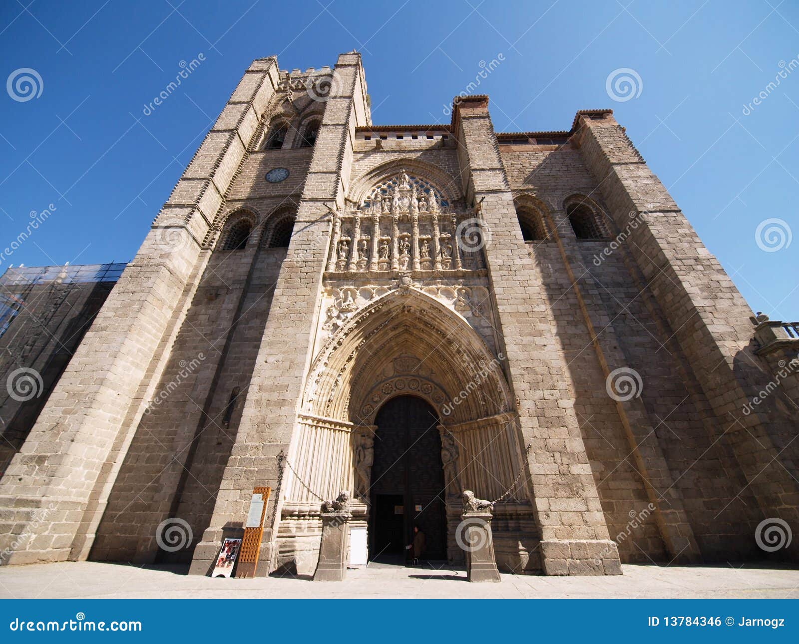 Avila Cathedral, Spain stock photo. Image of leon, avila - 13784346