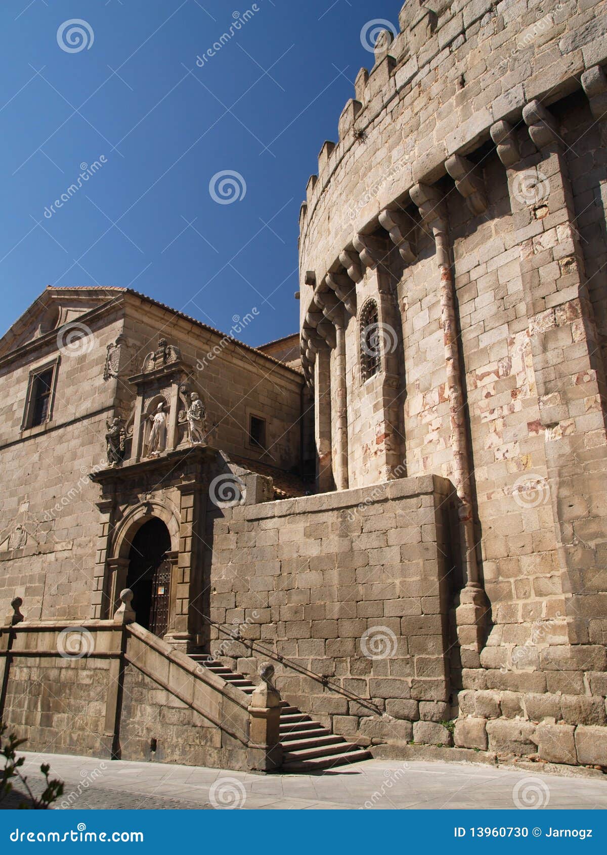 Avila Cathedral, Spain stock photo. Image of europe, leon - 13960730