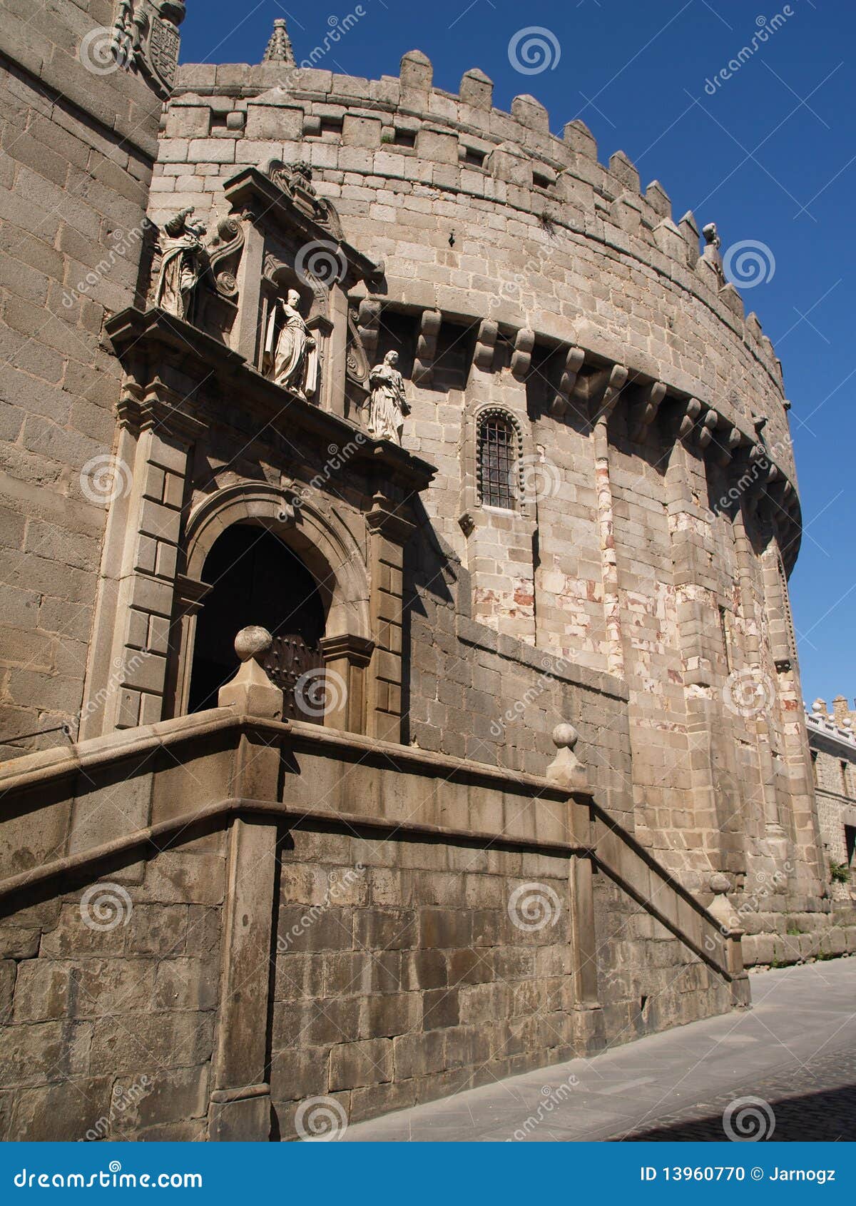 Avila Cathedral, Spain stock photo. Image of historic - 13960770