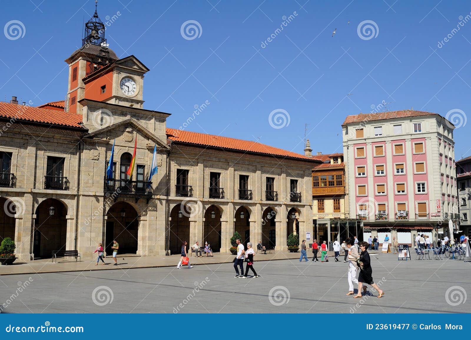 Aviles. Spain editorial photography. Image of history - 23619477