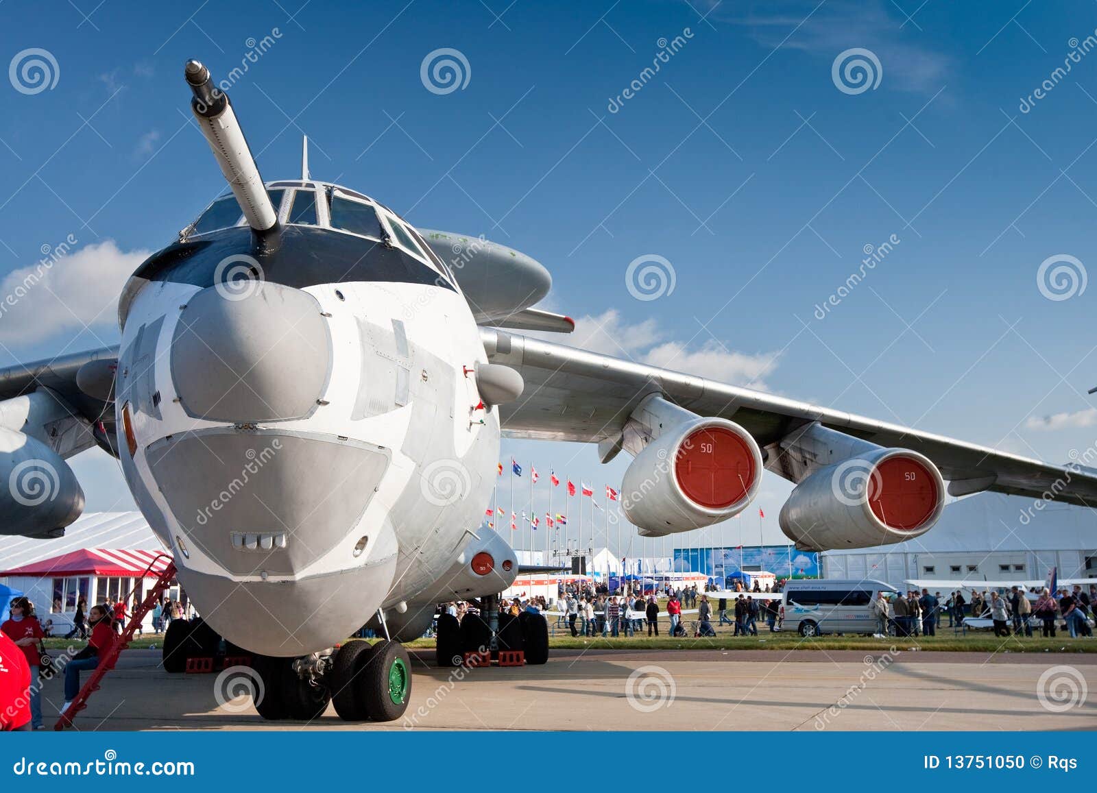 Avion Civil Blanc De Cargaison Image éditorial - Image du blanc, civil ...