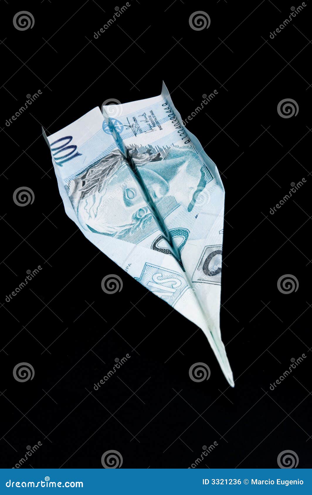 Avion d'argent photo stock. Image du gain, avion, affaires - 3321236