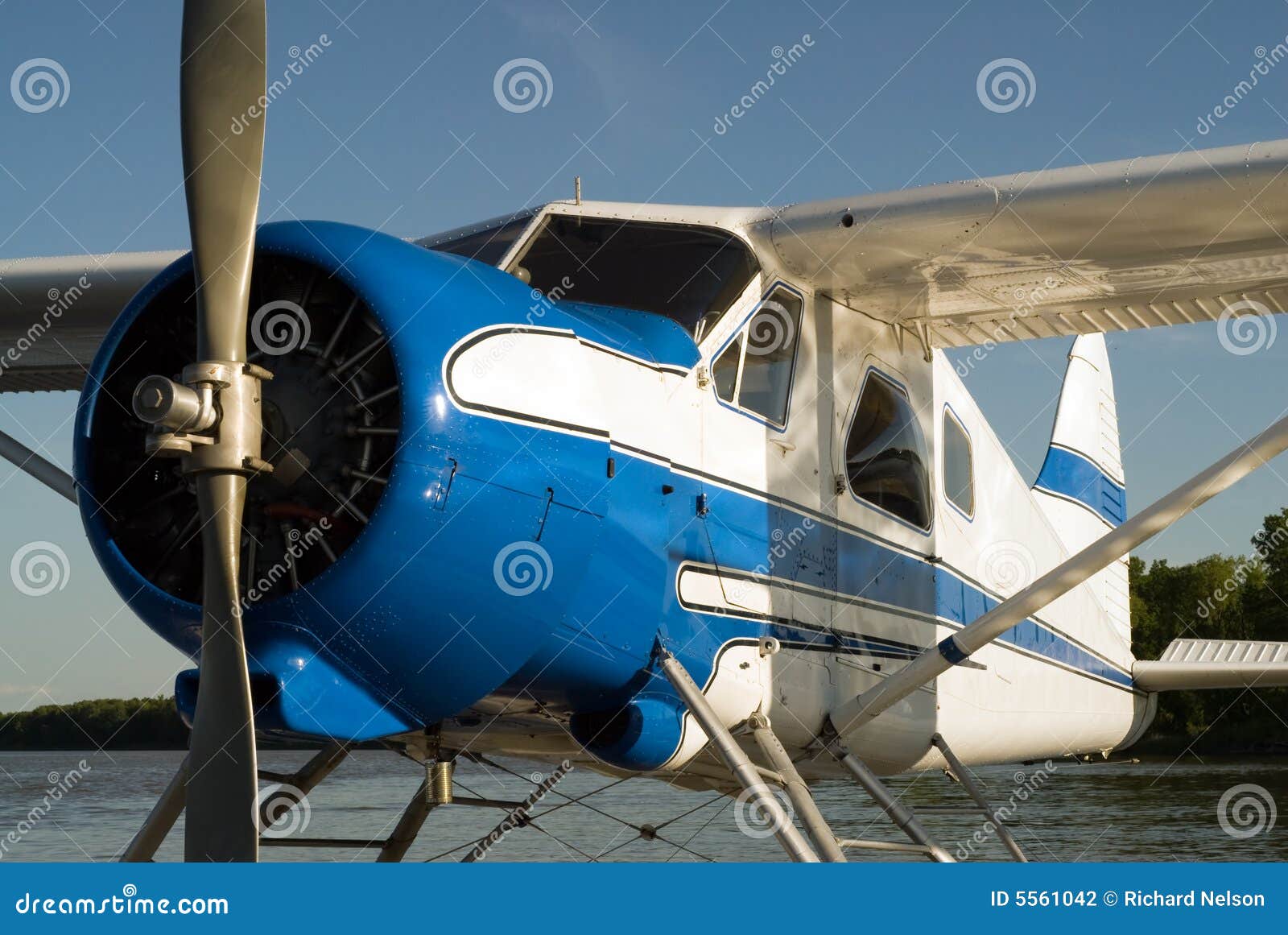 Avion d'eau photo stock. Image du privé, côté, transport - 5561042