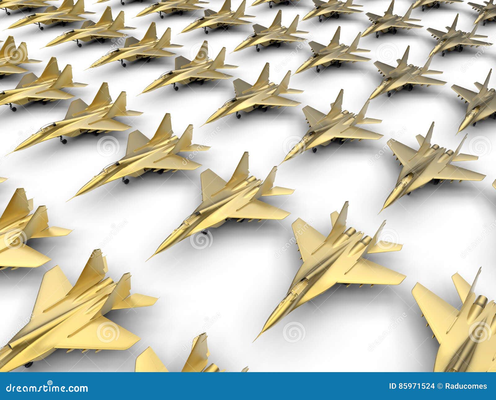 Aviones de combate de oro stock de ilustración. Ilustración de defensa ...